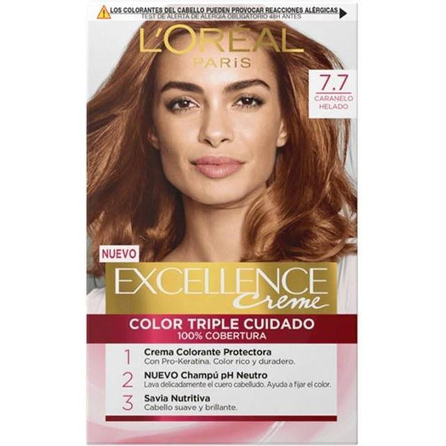 Loreal Paris Excellence Creme Hair Colour Honey Brown 7 7 Lulu Cosmetics